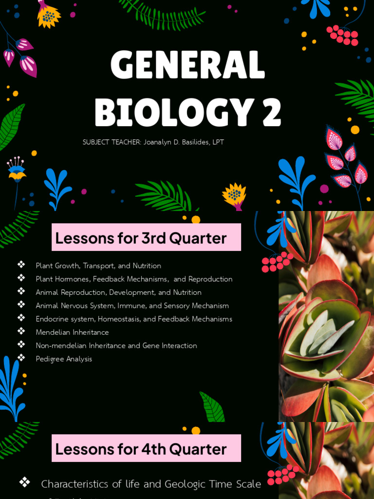 Lesson 1_ Plant Form and Function | PDF