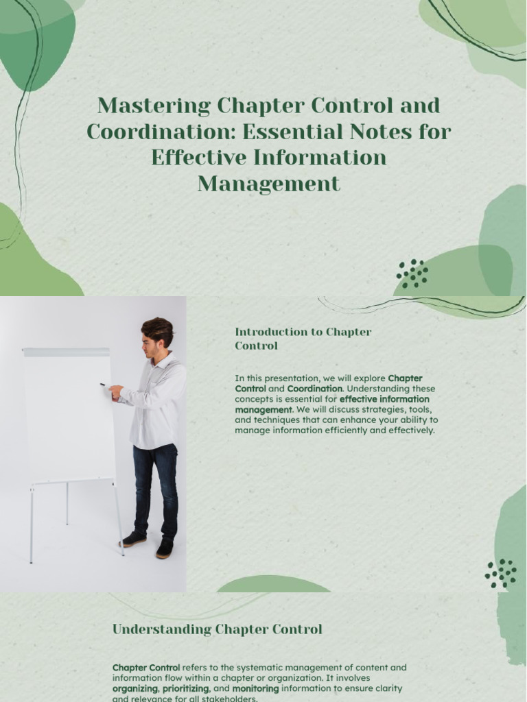 Slidesgo Mastering Chapter Control and Coordination Essential Notes For ... Slidesgo Mastering Chapter Control and Coordination Essential Notes For ...
