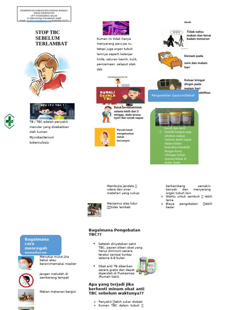 Stop TBC Sebelum Terlambat | PDF
