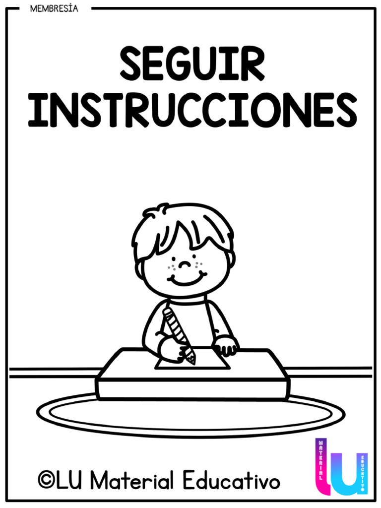 LU Material Educativo - SEGUIR INSTRUCCIONES | PDF