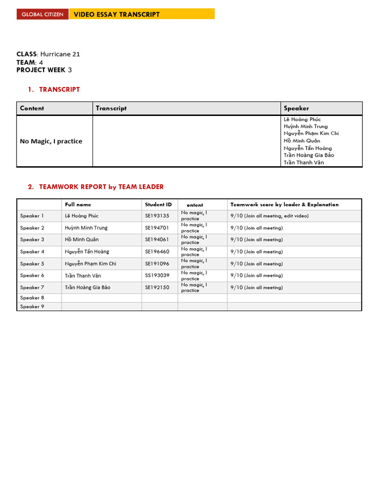 Hurricane 21 - Team 4 Transcript3 | PDF