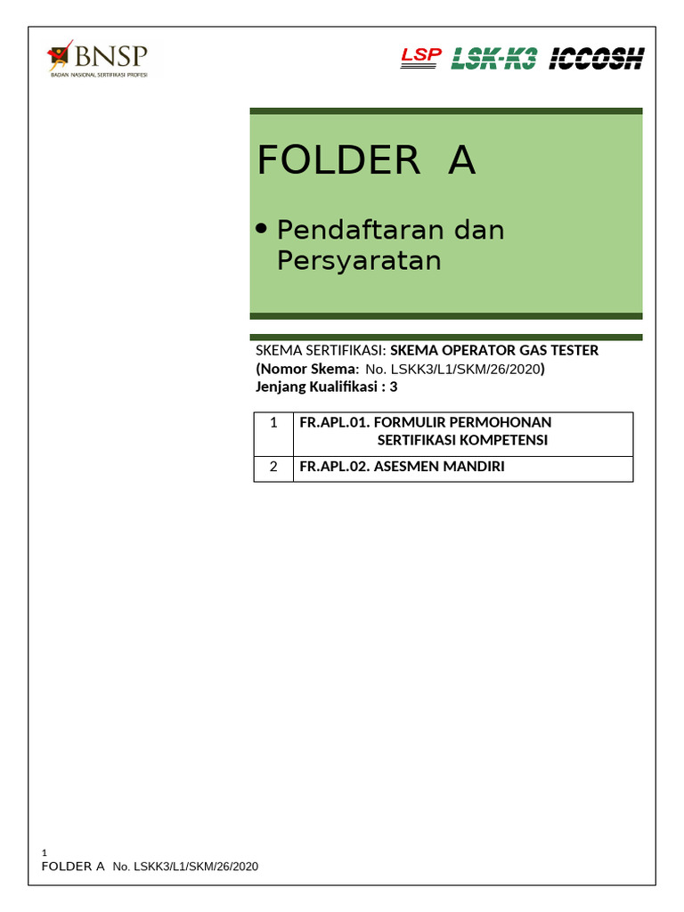 FOLDER A - Operator Gas Tester | PDF