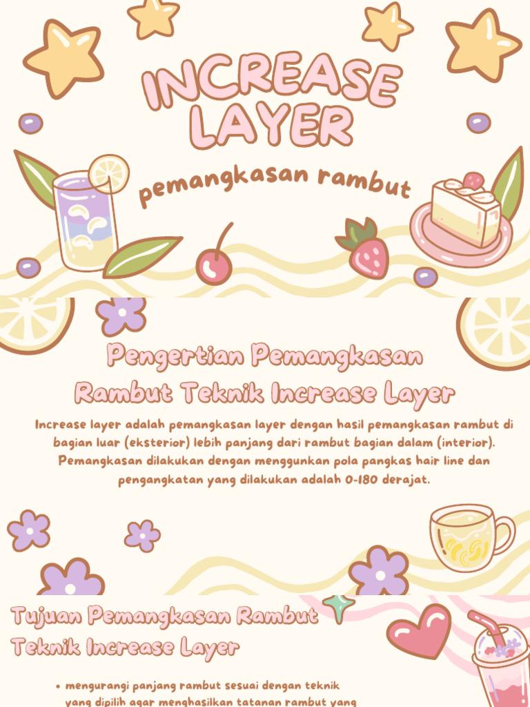 Pemangkasan Rambut Increase Layer Kelompok 5 - 20240731 - 100435 - 0000 | PDF