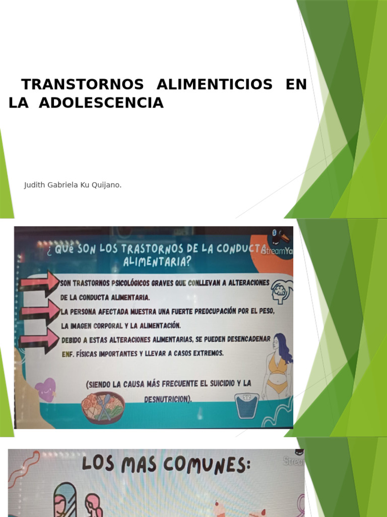 Transtornos Alimenticios en La Adolescencia | PDF | Salud y bienestar