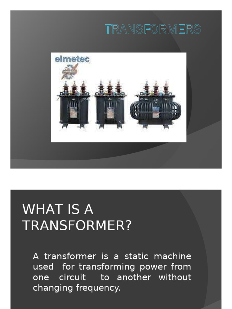 Transformers Presentation 1 | PDF