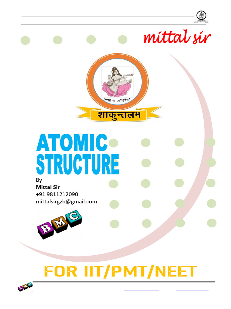 Atomic Structure Complete Module | PDF