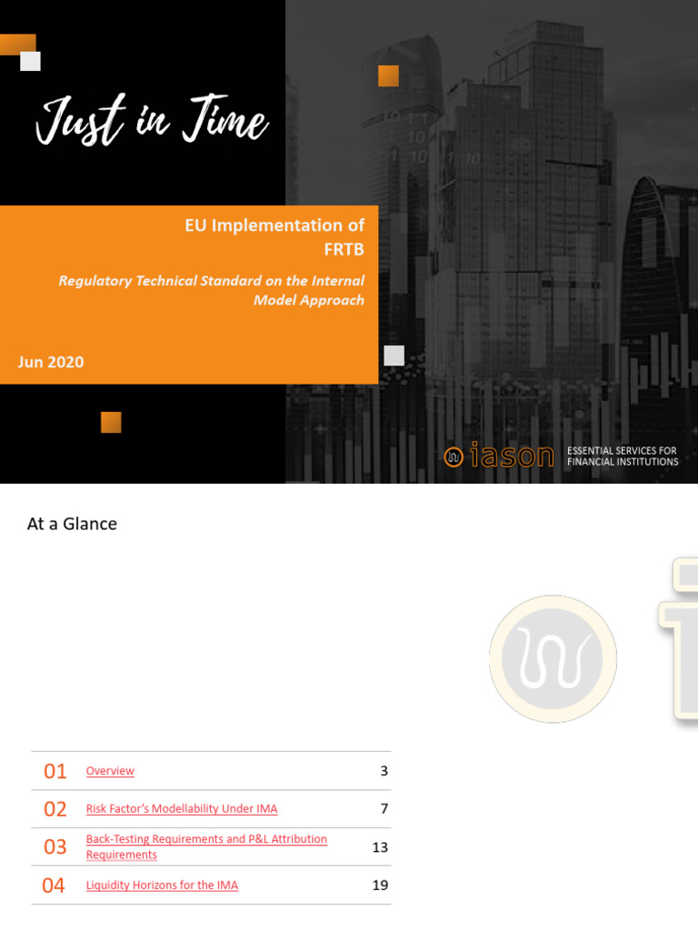 Implementation of FRTB Regulatory | PDF
