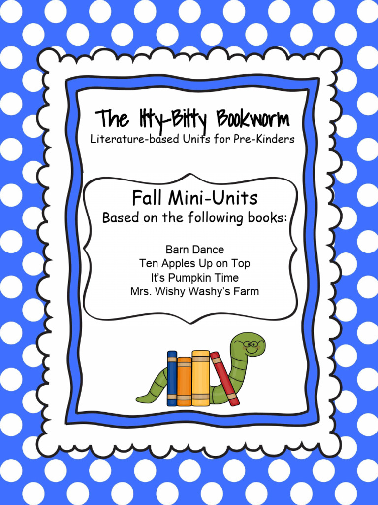 The Itty-Bitty Bookworm: Fall Mini-Units | PDF