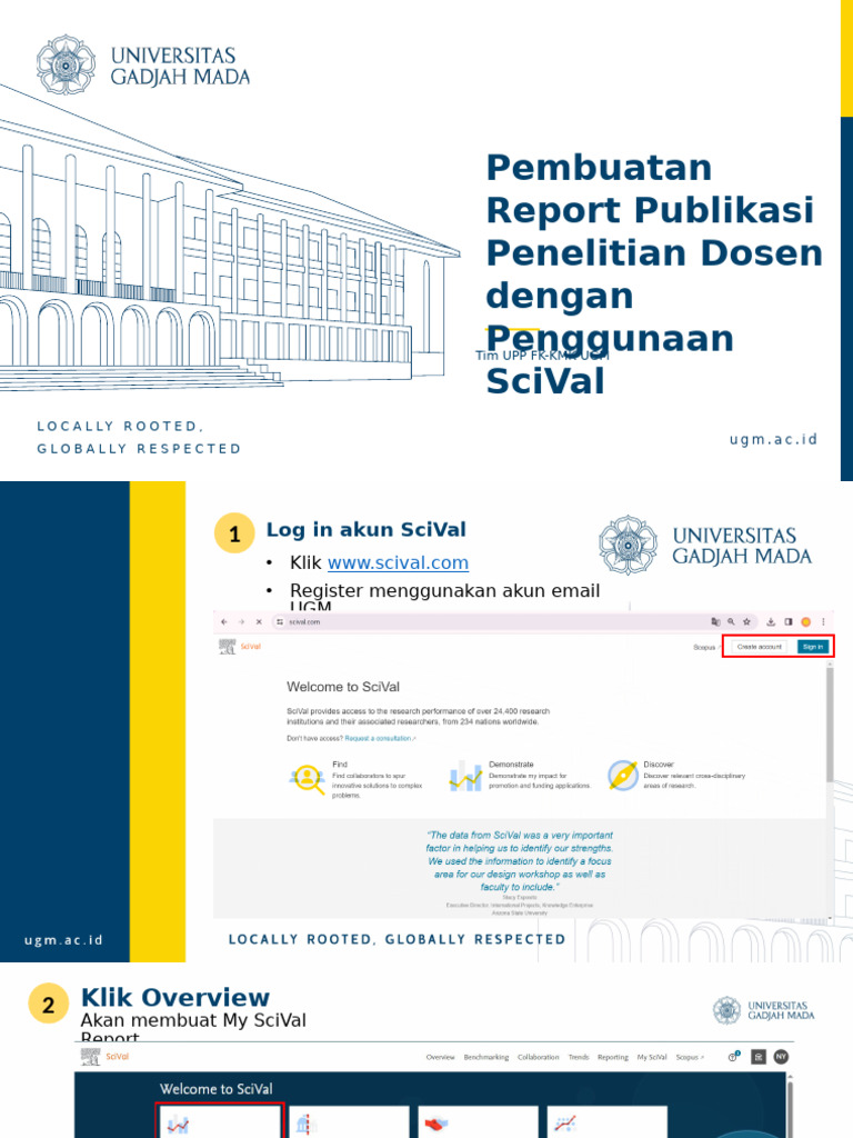 Panduan Penggunaan Scival | PDF