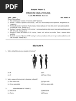 Class - 12, Physical Activity Trainer 2025-26 | PDF | Sports | Physical Education