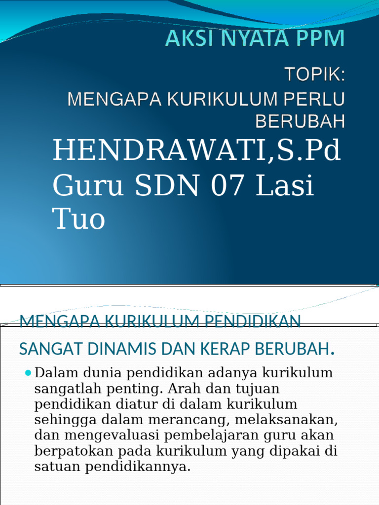 Aksi Nyata PPM | PDF