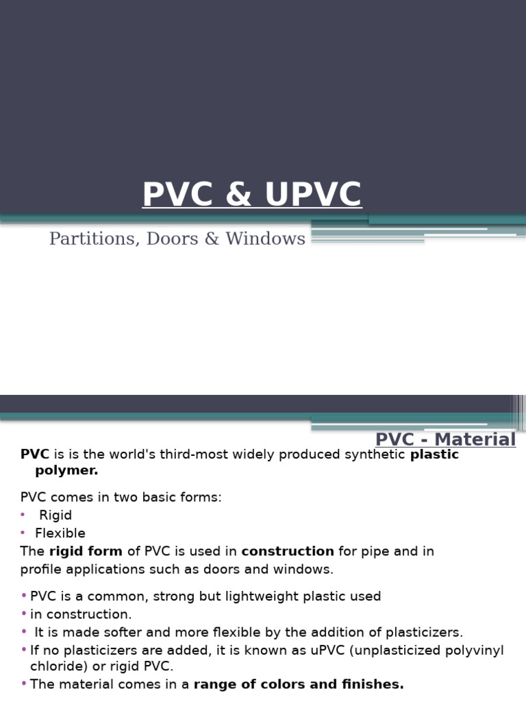 Upvc | PDF