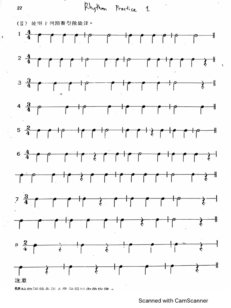 Fingerings Chart | PDF