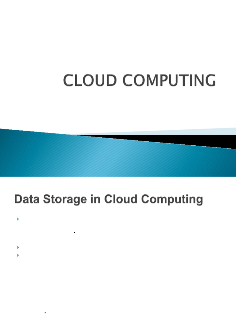 Cloud Computing Final | PDF