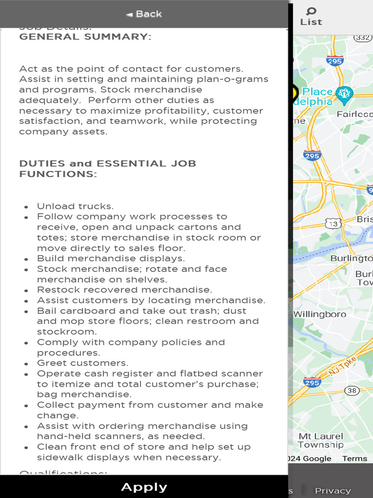 Dollar General Corporation Job Map CareerArc | PDF