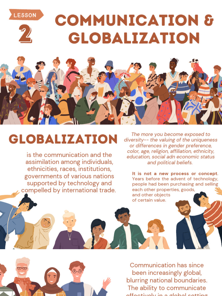 Chapter 1 Lesson 2 Communication Globalization | PDF