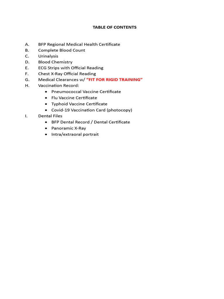 Table of Contents 1 | PDF