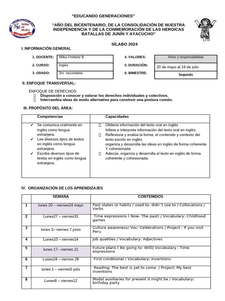 3ro de Secundaria | PDF