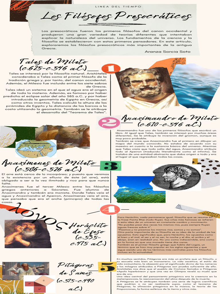 Los Filósofos Presocráticos | PDF