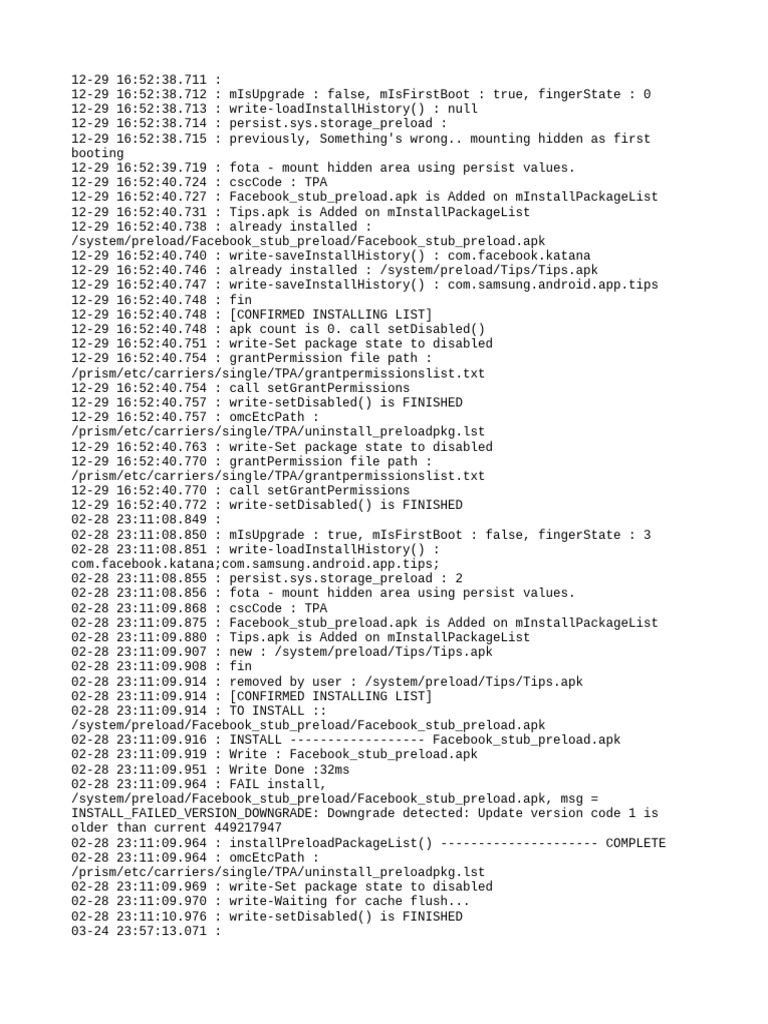 Preload Installer | PDF