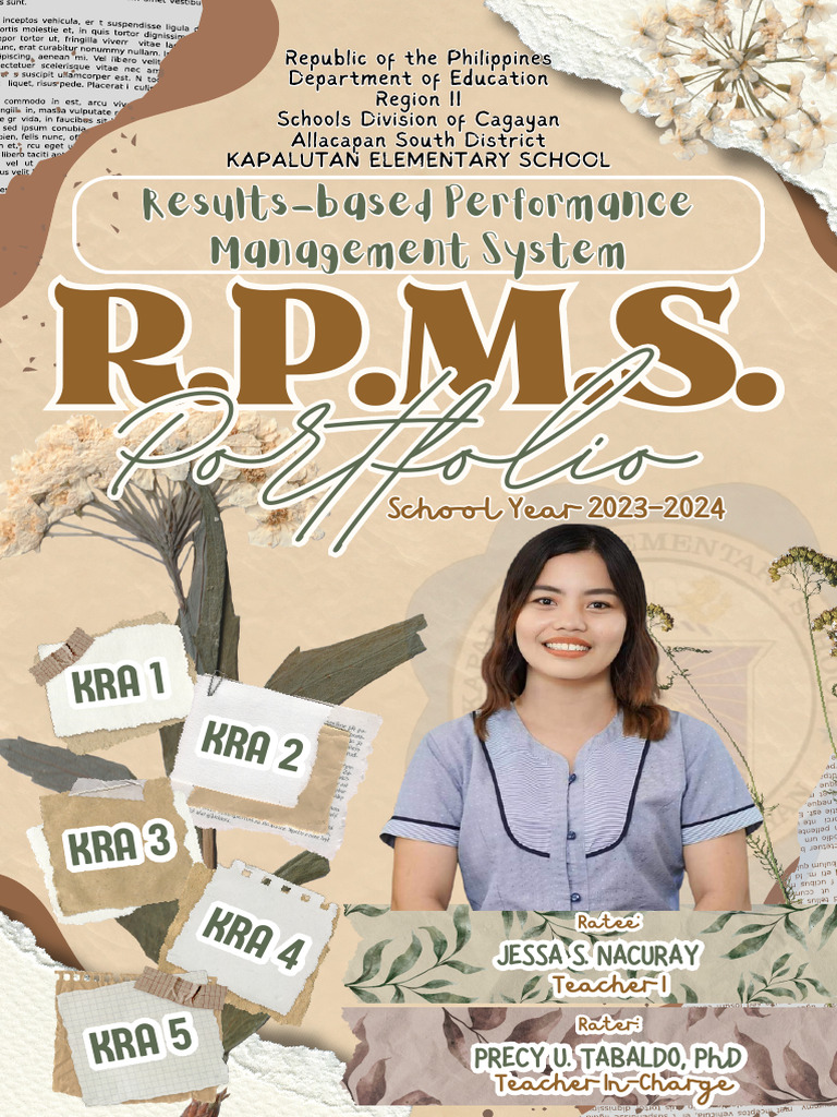 Copy of RPMS 2024-2025 Template | PDF