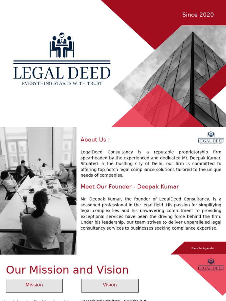 Legal Deed Ppt-2 | PDF