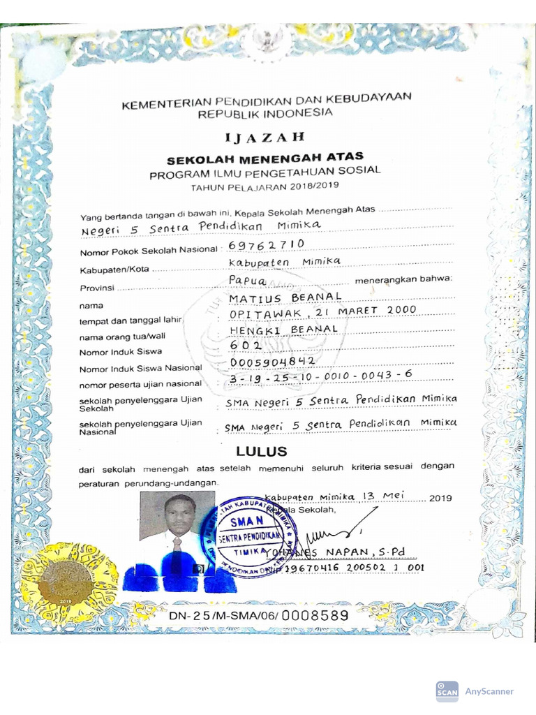 Matius b Ijazah (1) | PDF