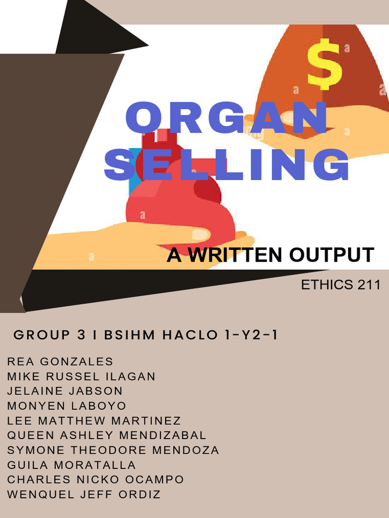 G3 - Organ Selling | PDF