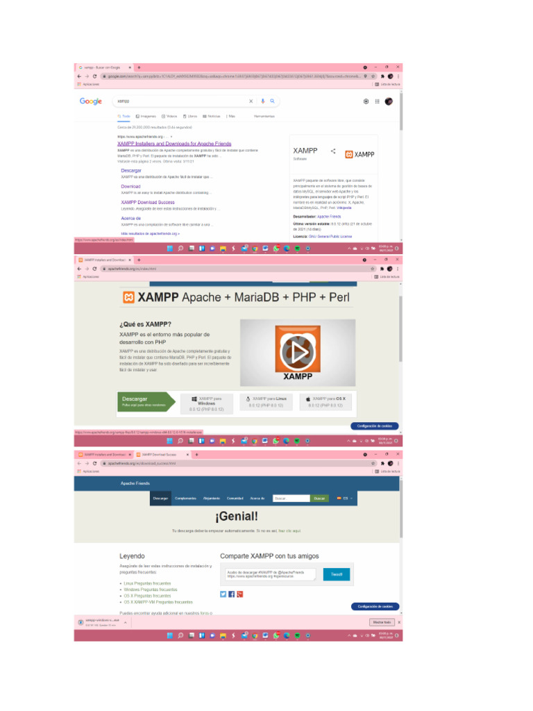 Instalación XAMPP | PDF