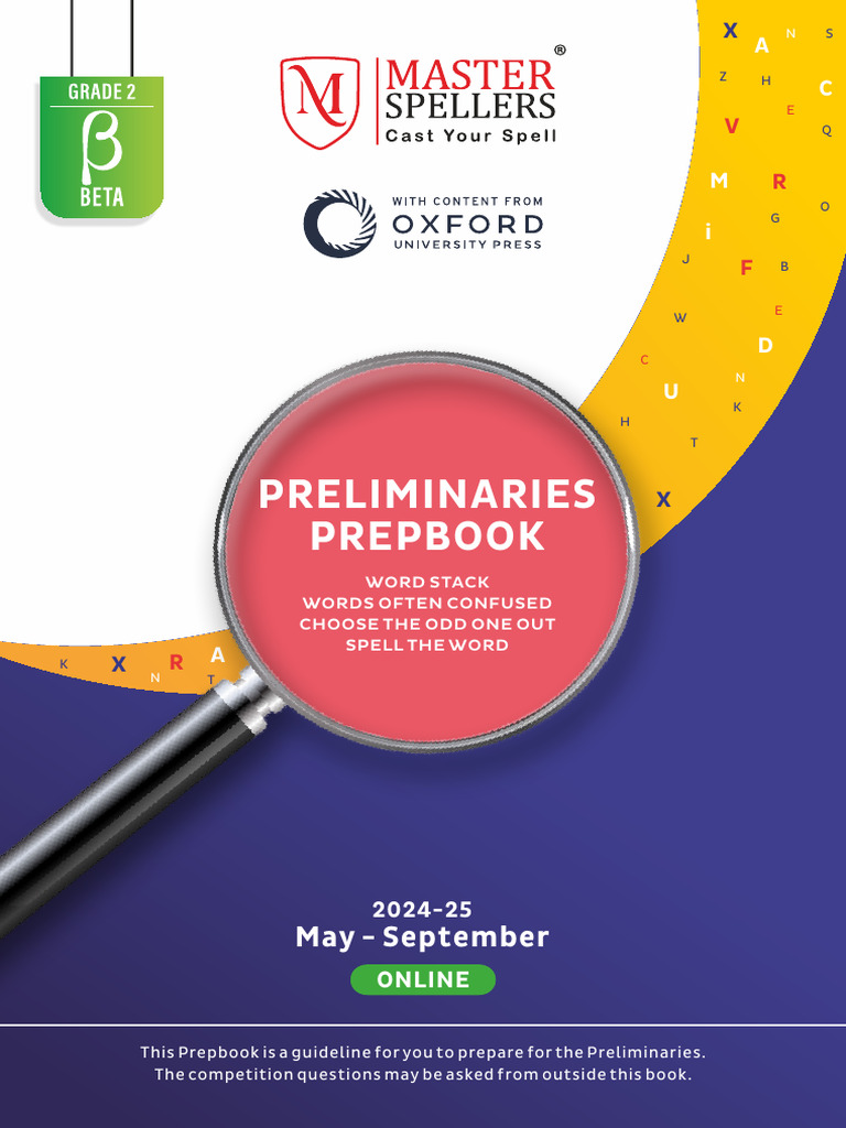 Beta - PR - MASTER - SPELLERS - Prepbook - 2024 - 25 - 1711966227 D Eveve | PDF