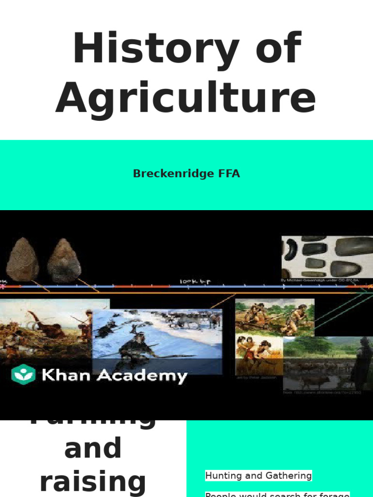 History of Agriculture | PDF