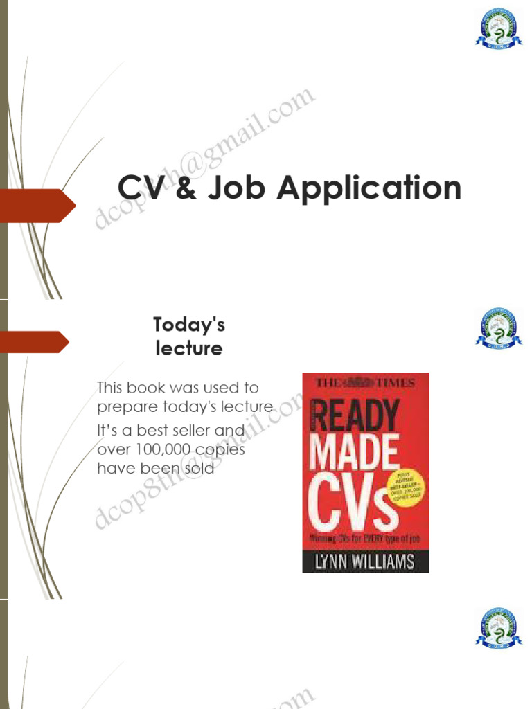 CV & Job Applicationpdf | PDF