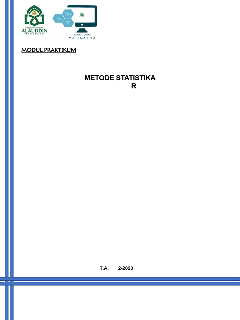 2-Modul Praktikum Metode Statistika Rev 2022-2023 (Cetak 77) | PDF