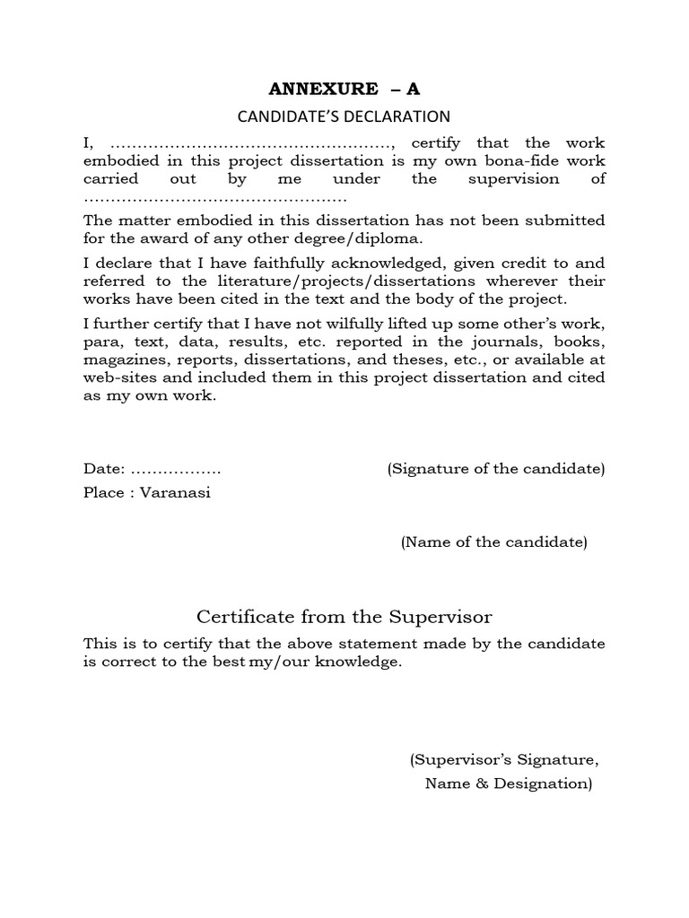 Annexures - Project Report | PDF