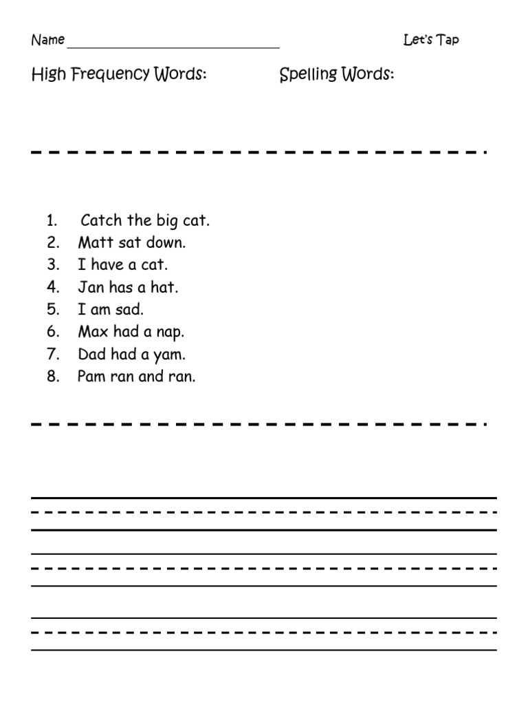 Lets Tap - WK 1 Homework Letter | PDF