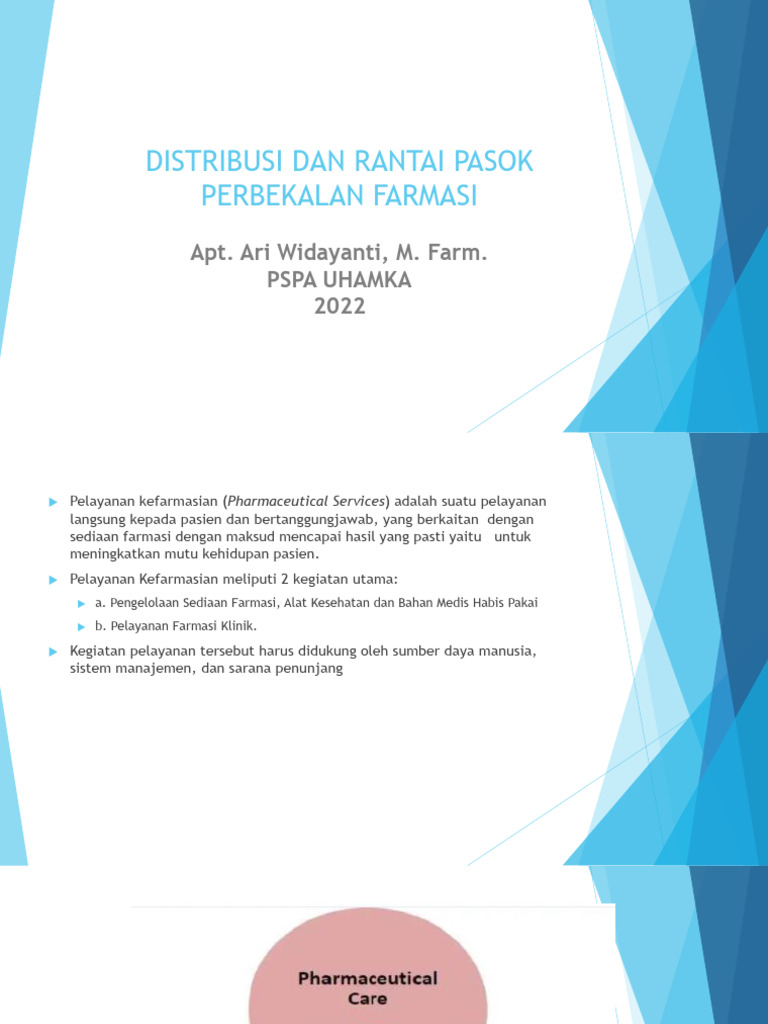 Distribusi Dan Rantai Pasok Perbekalan Farmasi | PDF
