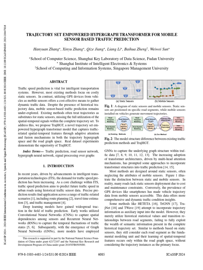 Trajectory Set Empowered Hypergraph Transformer For Mobile Sensor Based ...