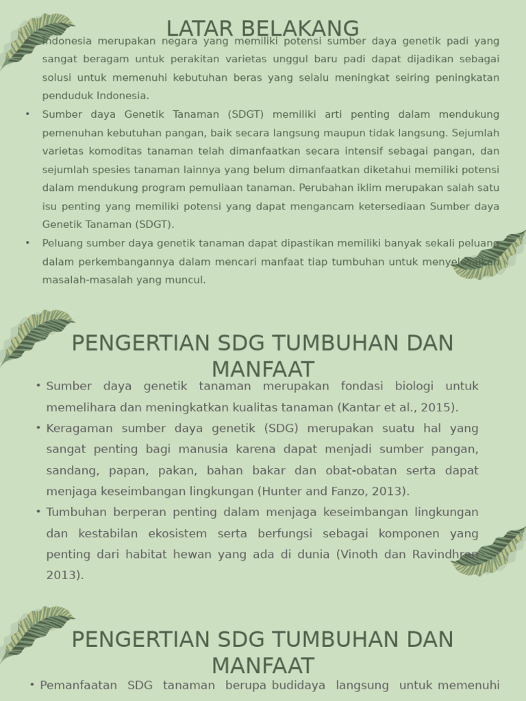 SDG K10 | PDF