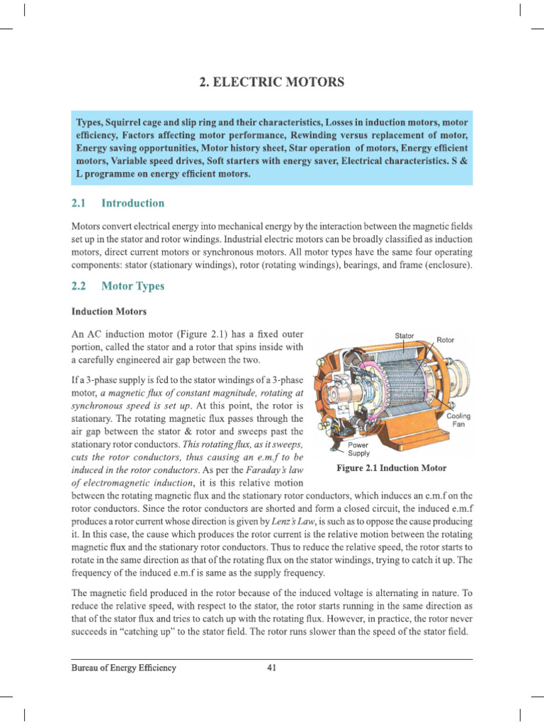 Electric Motor | PDF