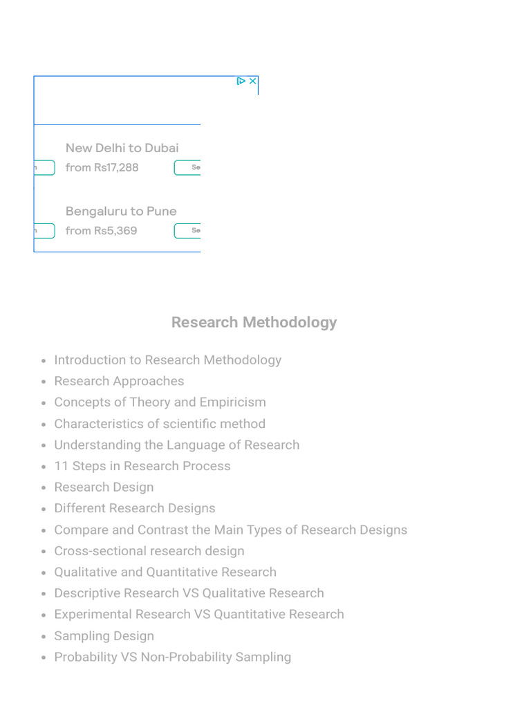 20 MCQ On Principles and Planning For Research | PDF | Methodology ...