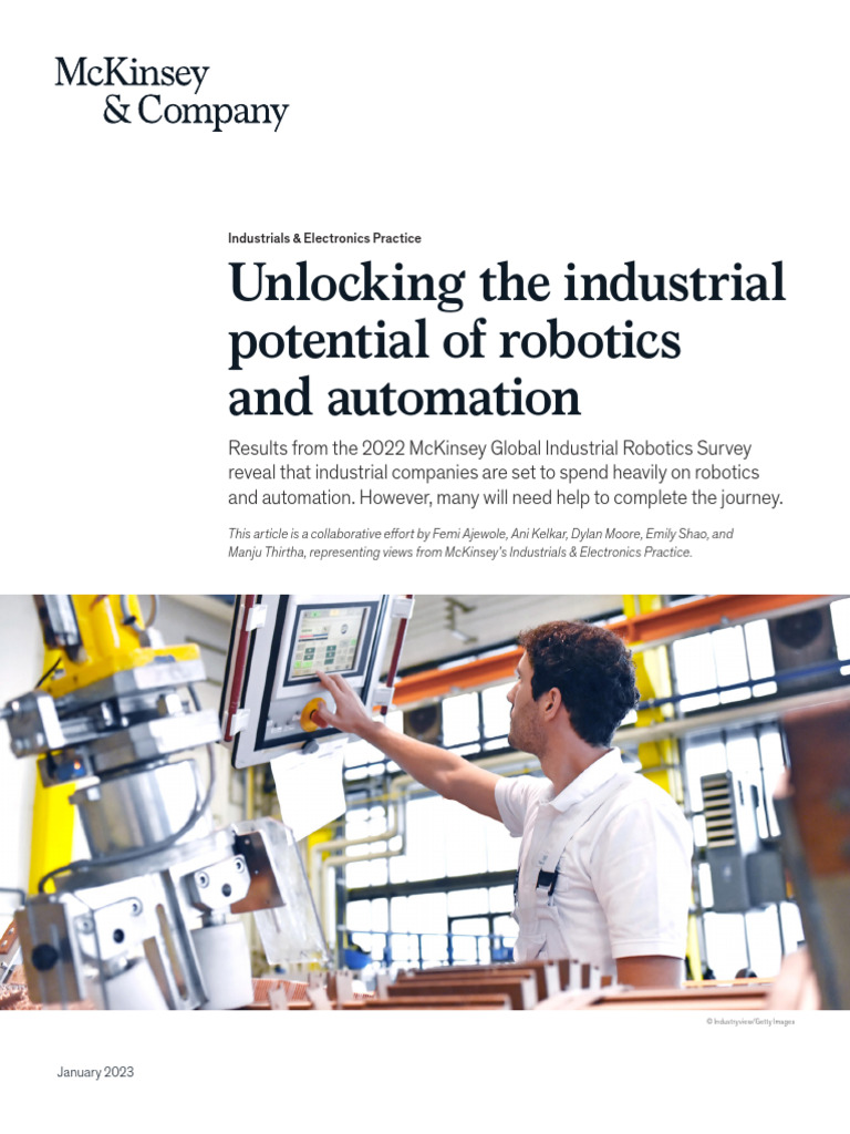 Unlocking The Industrial Potential of Robotics and Automation | PDF ...