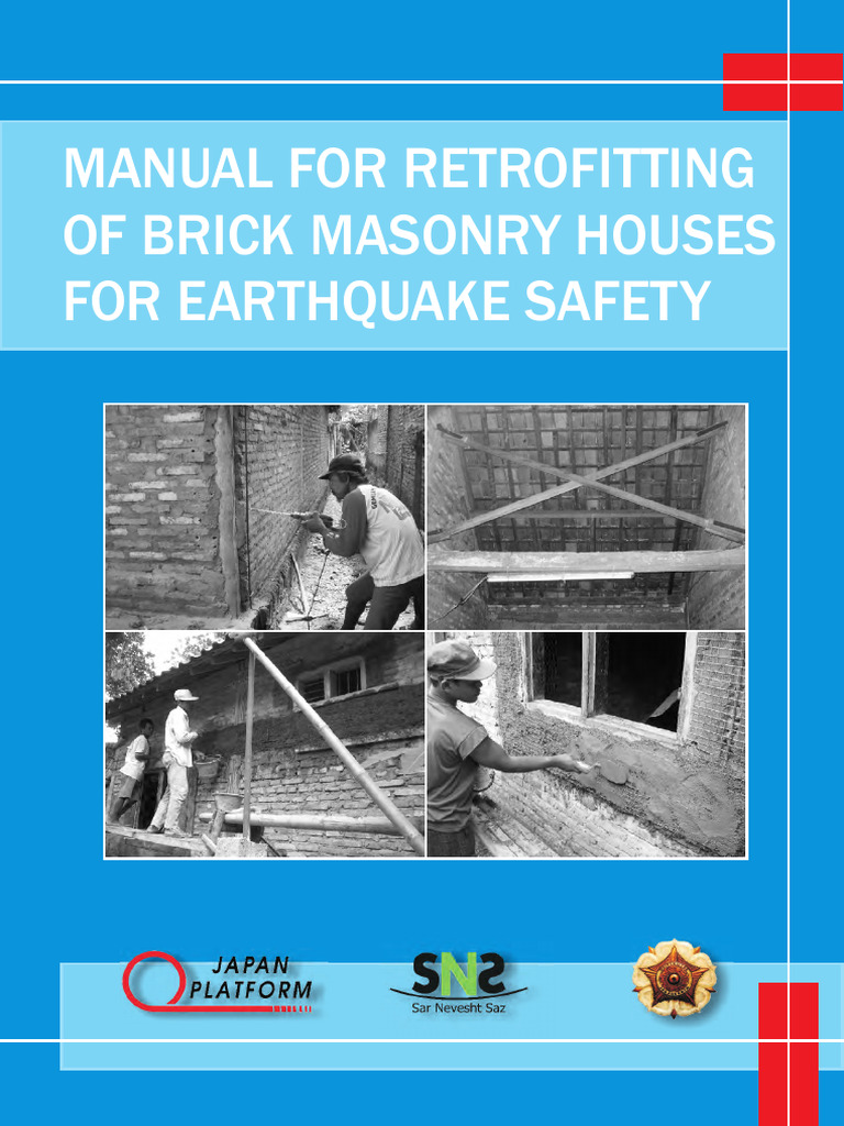 Manual For Retrofitting of Brick Masonry For Earthquake Safety ...