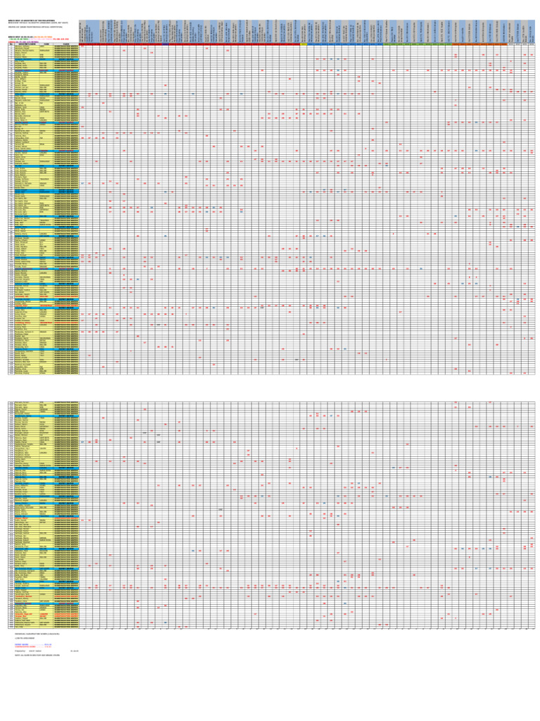 BRMS Longrange Masterlist (Lasa) - 210724 | PDF