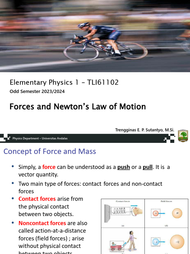Newtons Law of Motion | PDF
