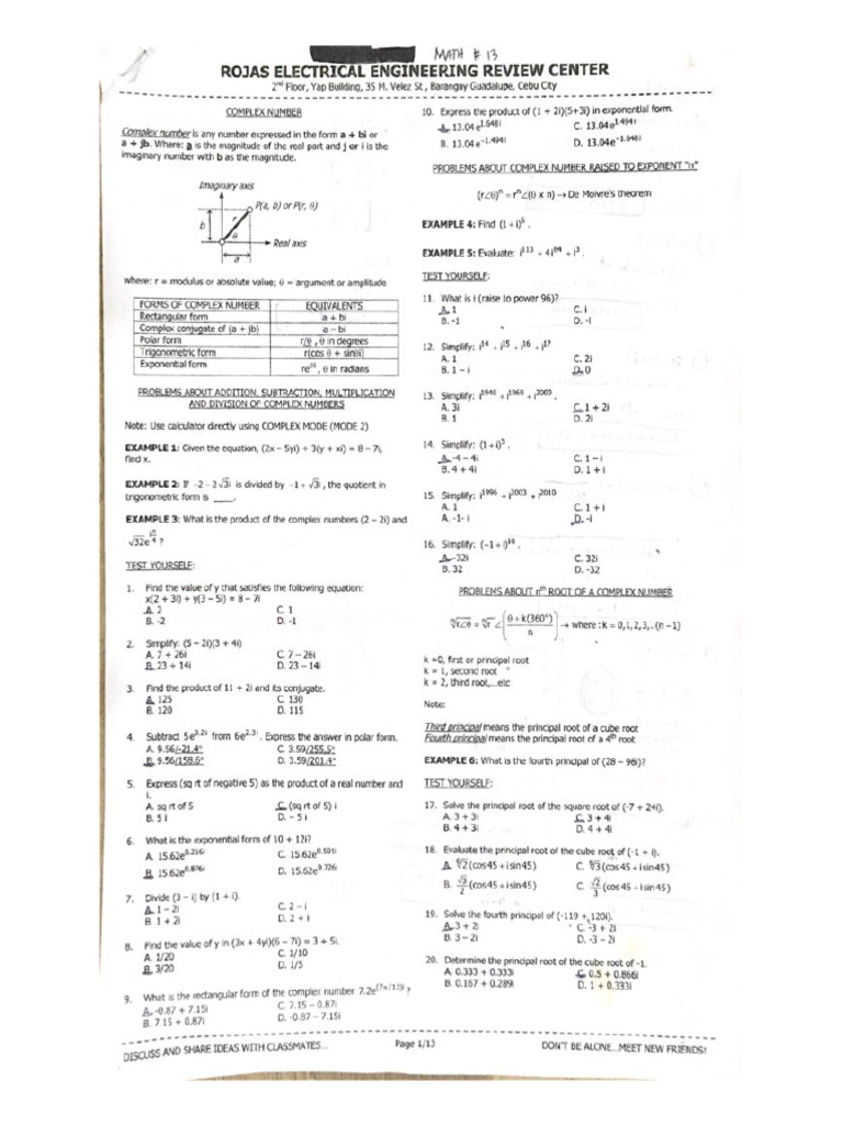 Advance Math 1 | PDF