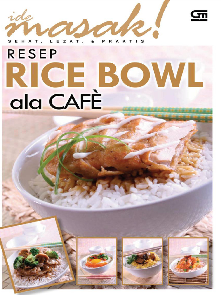 Resep Rice Bowl Ala Cafe | PDF