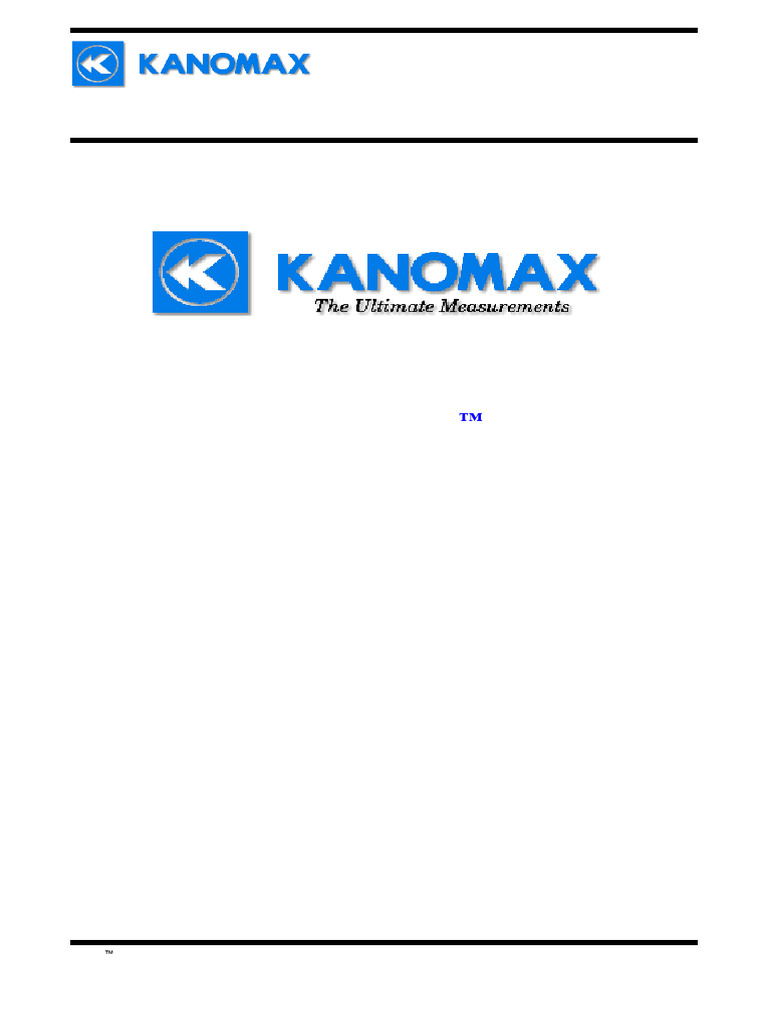 Kanomax-6815-User-Manual-Rev-3.0 | PDF