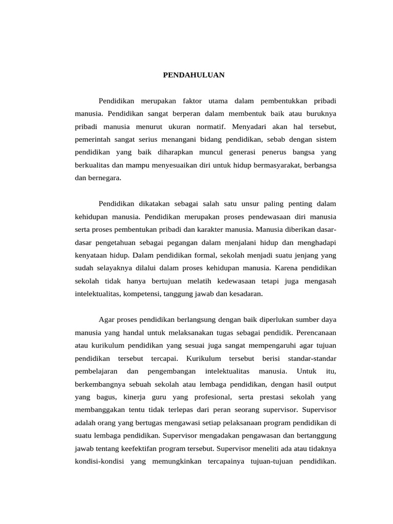 PENDAHULUAN | PDF