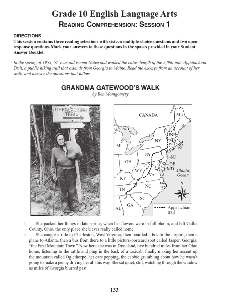 English Language Arts Test 1 | PDF