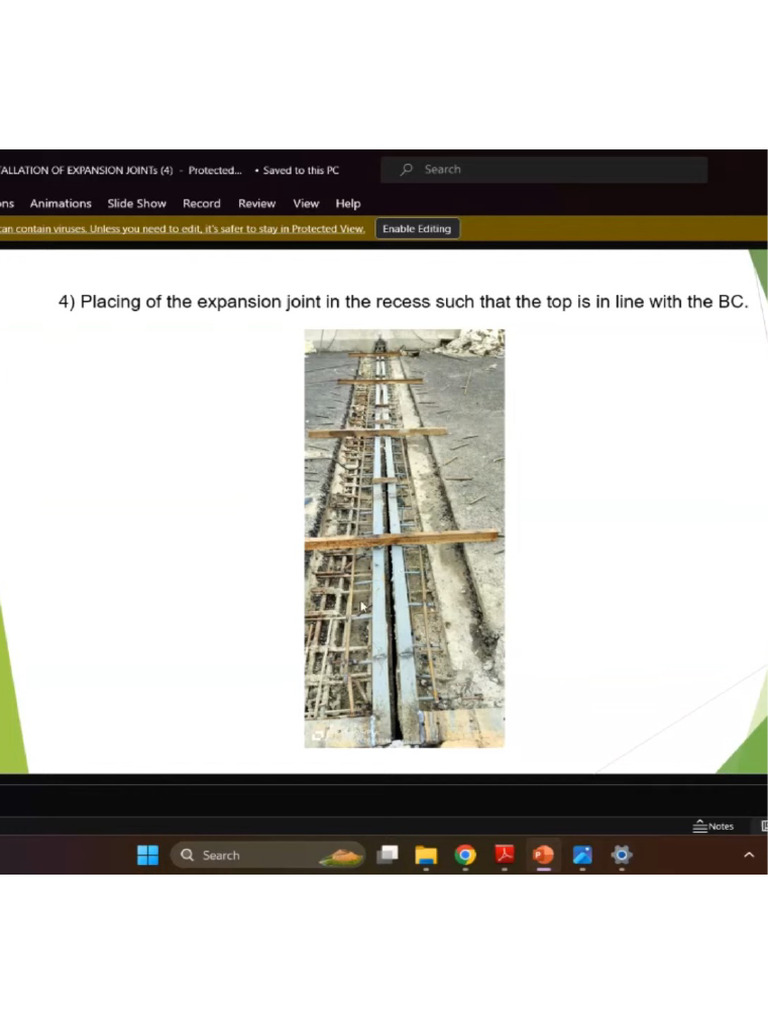 Installation of Expansion Joint | PDF